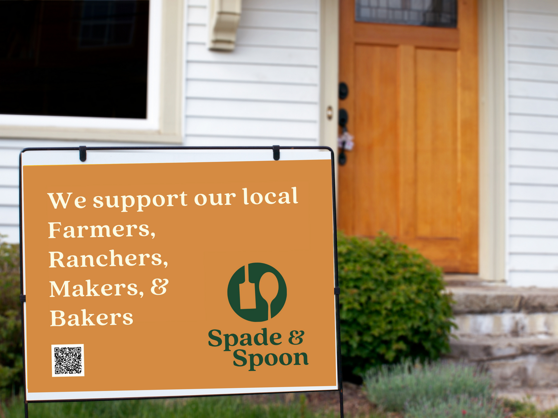 FREE YARD SIGN – Spade & Spoon